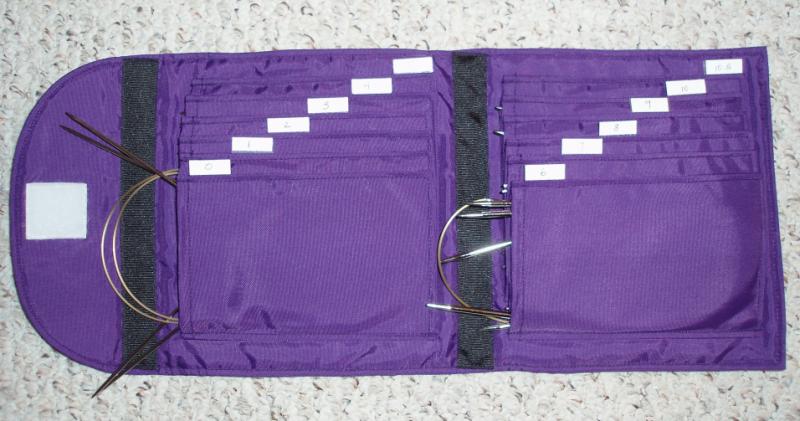 Info on my circular knitting needle case | Stumbling Over Chaos